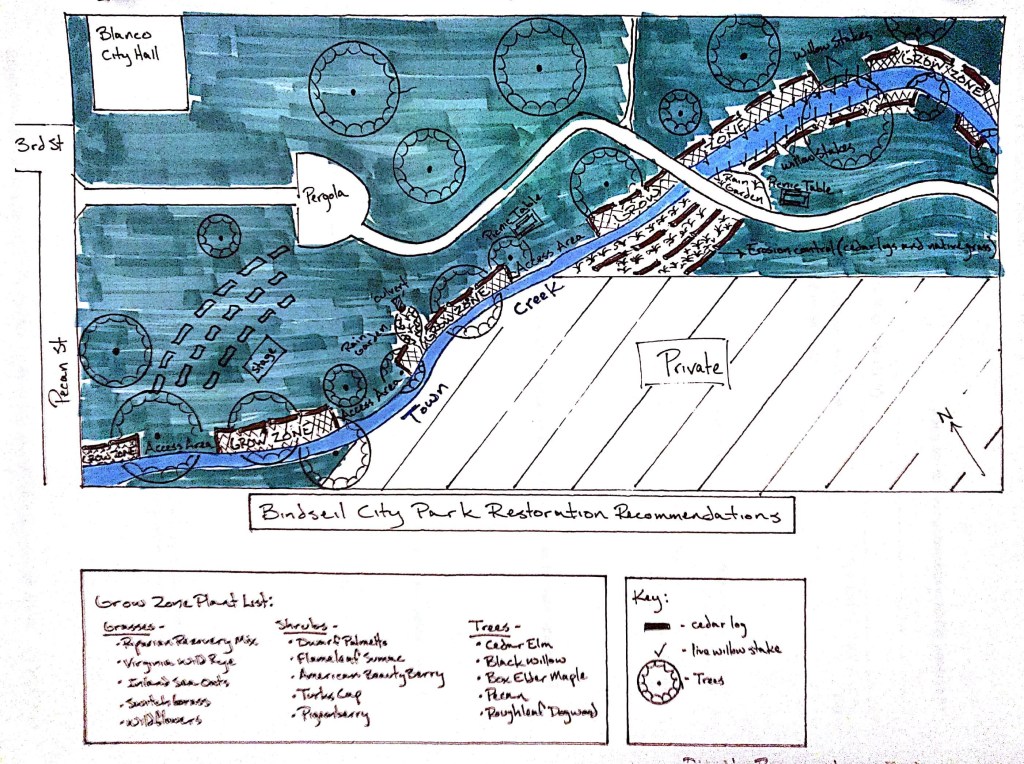Town Creek Riparian Restoration Project – Keep Blanco Beautiful